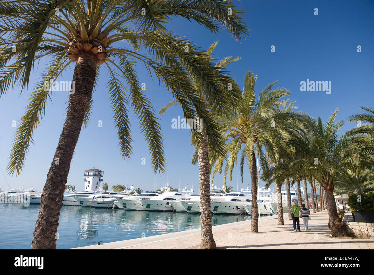 Puerto Portals Marina in Mallorca Spain Stock Photo - Alamy