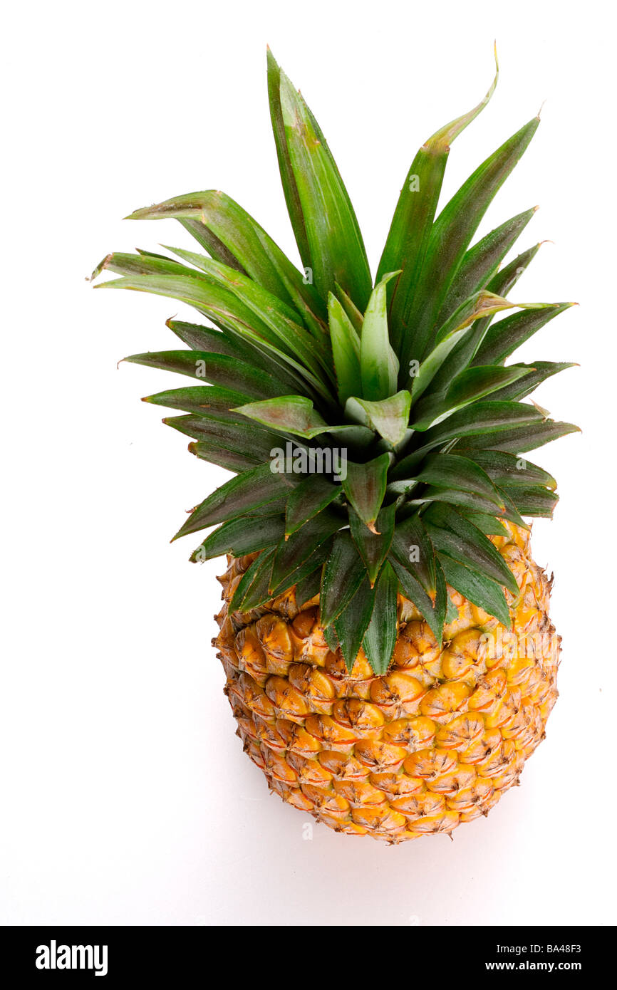 Pineapple high angle view Stock Photo - Alamy