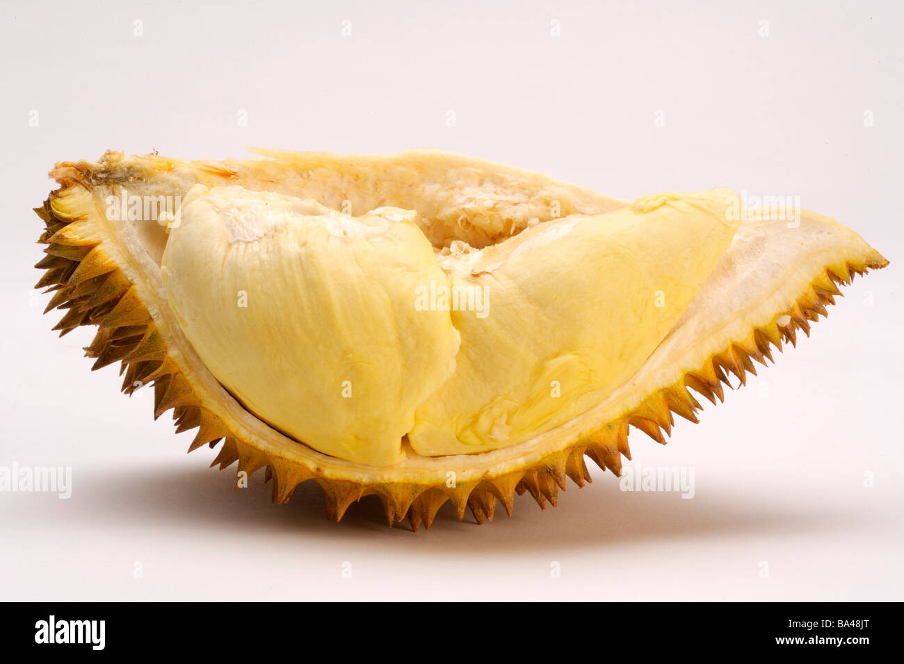 Slice of durian Stock Photo - Alamy