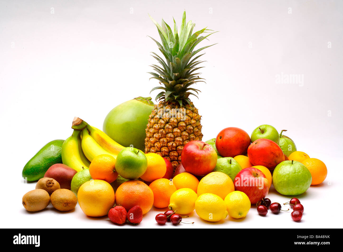 Various tropical fruits Stock Photo - Alamy