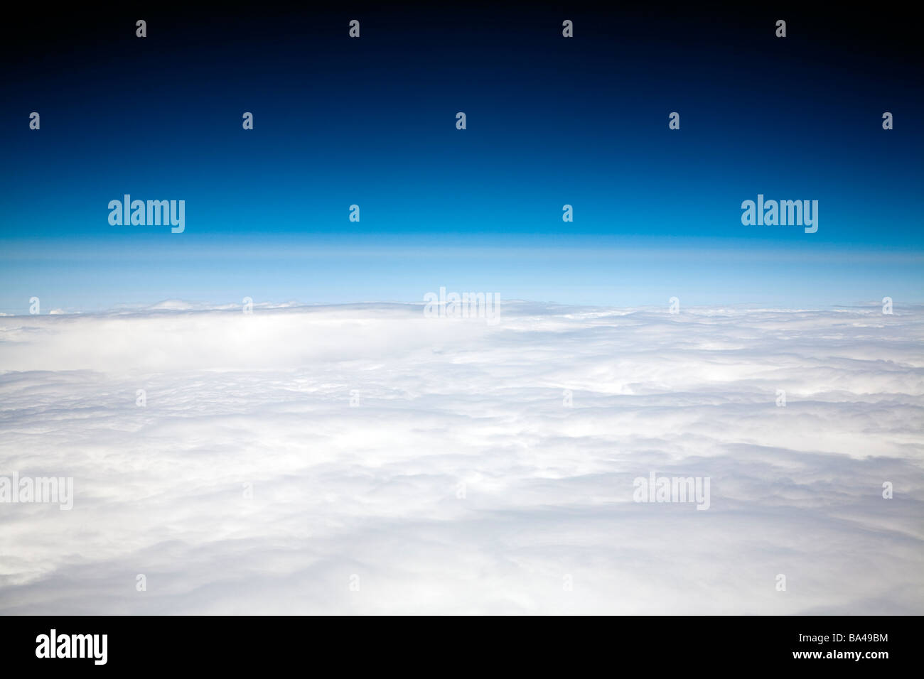 Clouds seen from an airplane window Stock Photo - Alamy