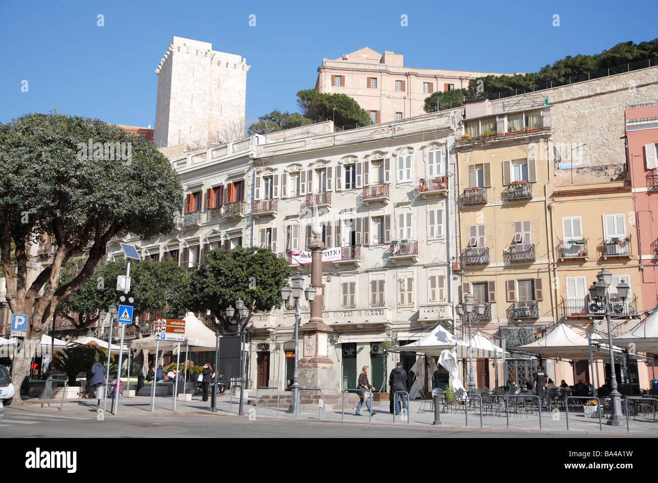 Cagliari Piazza Yenne High Resolution Stock Photography and Images - Alamy