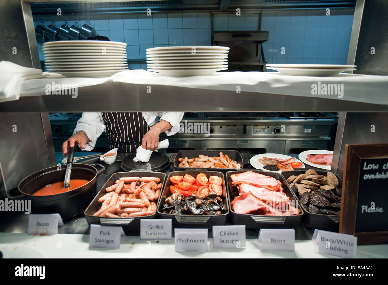 Breakfast buffet Dublin Ireland Stock Photo - Alamy