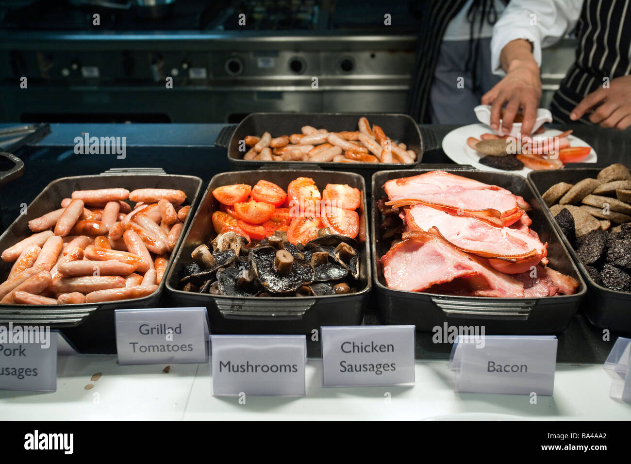 Breakfast buffet Dublin Ireland Stock Photo - Alamy