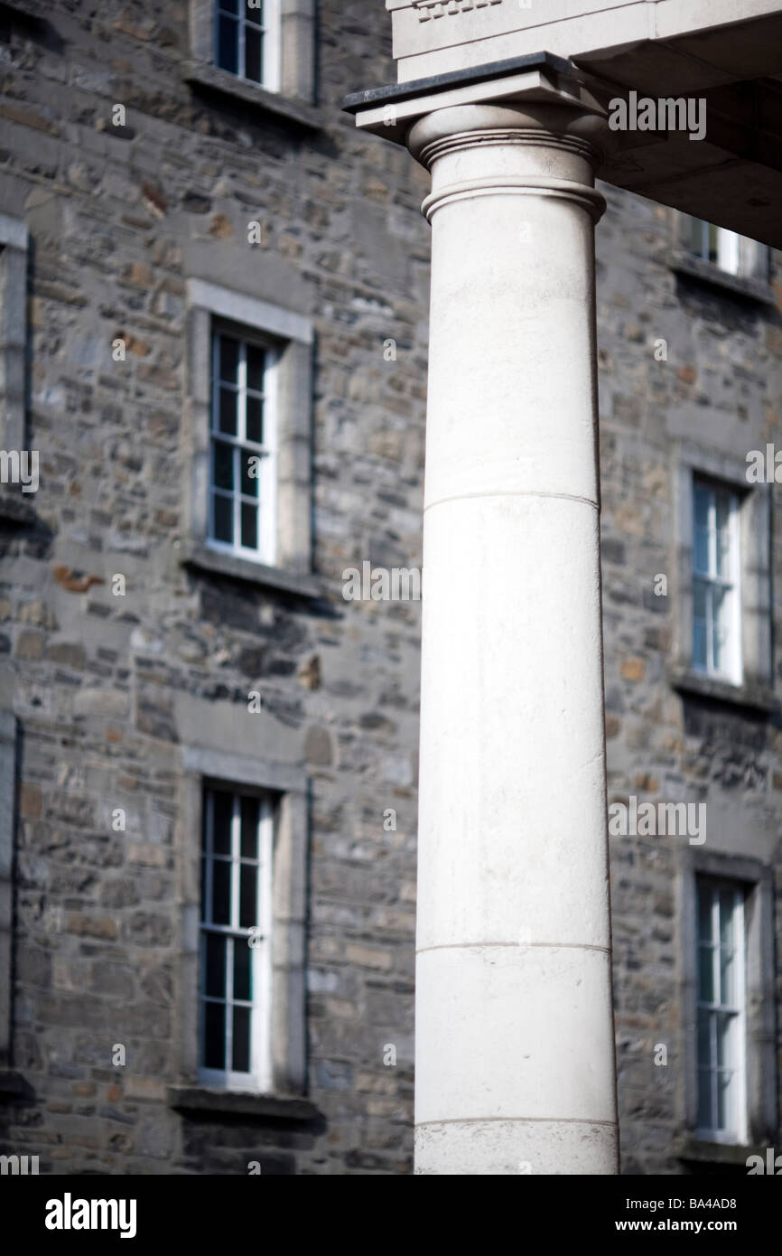Column Trinity College Dublin Ireland Stock Photo - Alamy