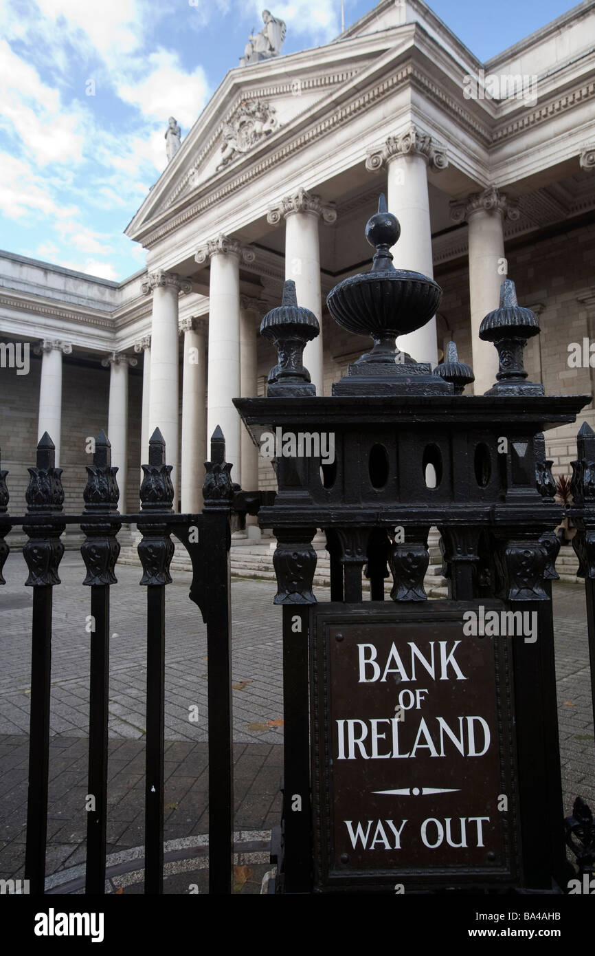 Bank of Ireland facade Dublin Ireland Stock Photo - Alamy