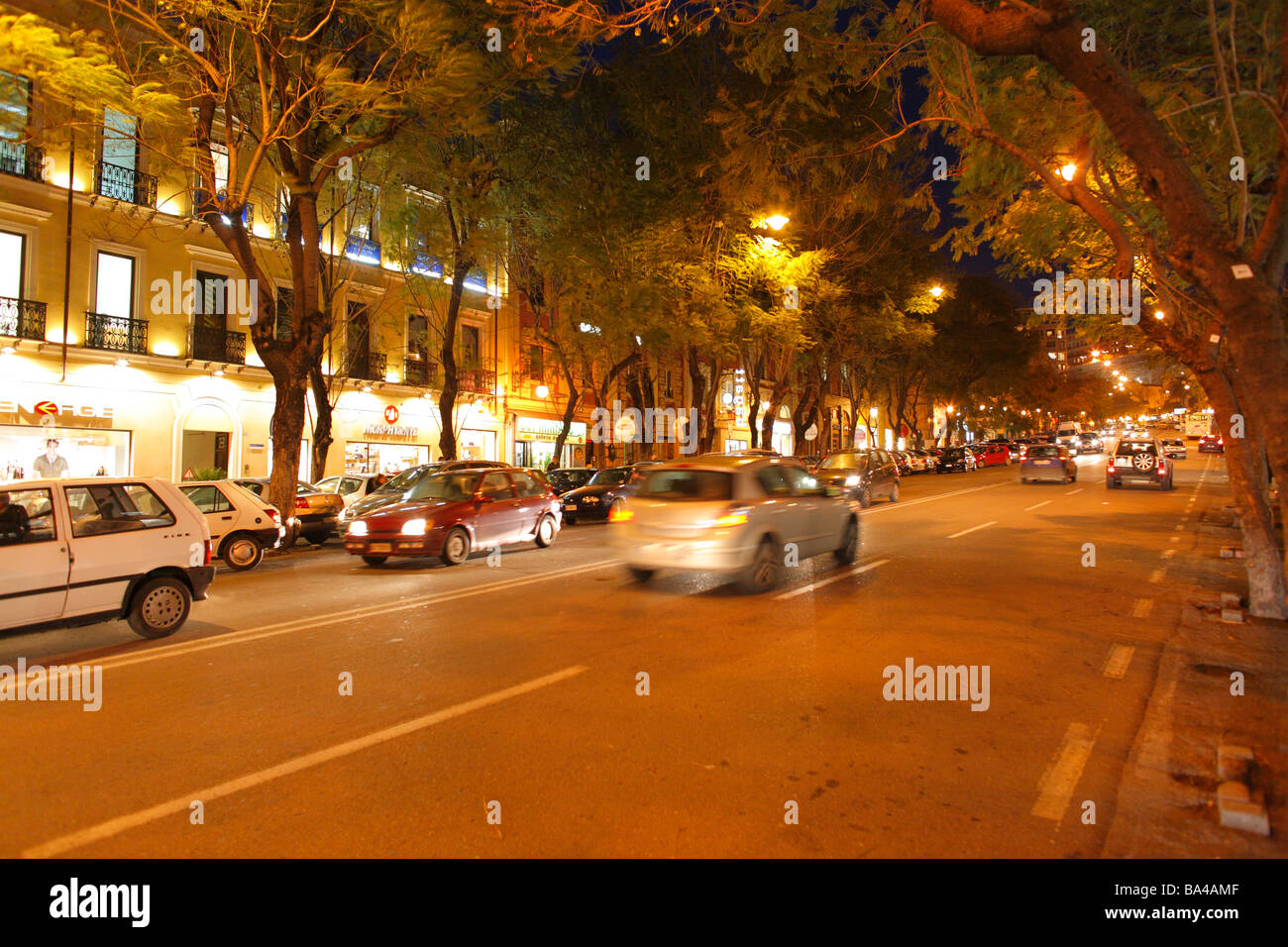 Piazza Yenne, Cagliari, Sardinia, Italy Stock Photo - Alamy
