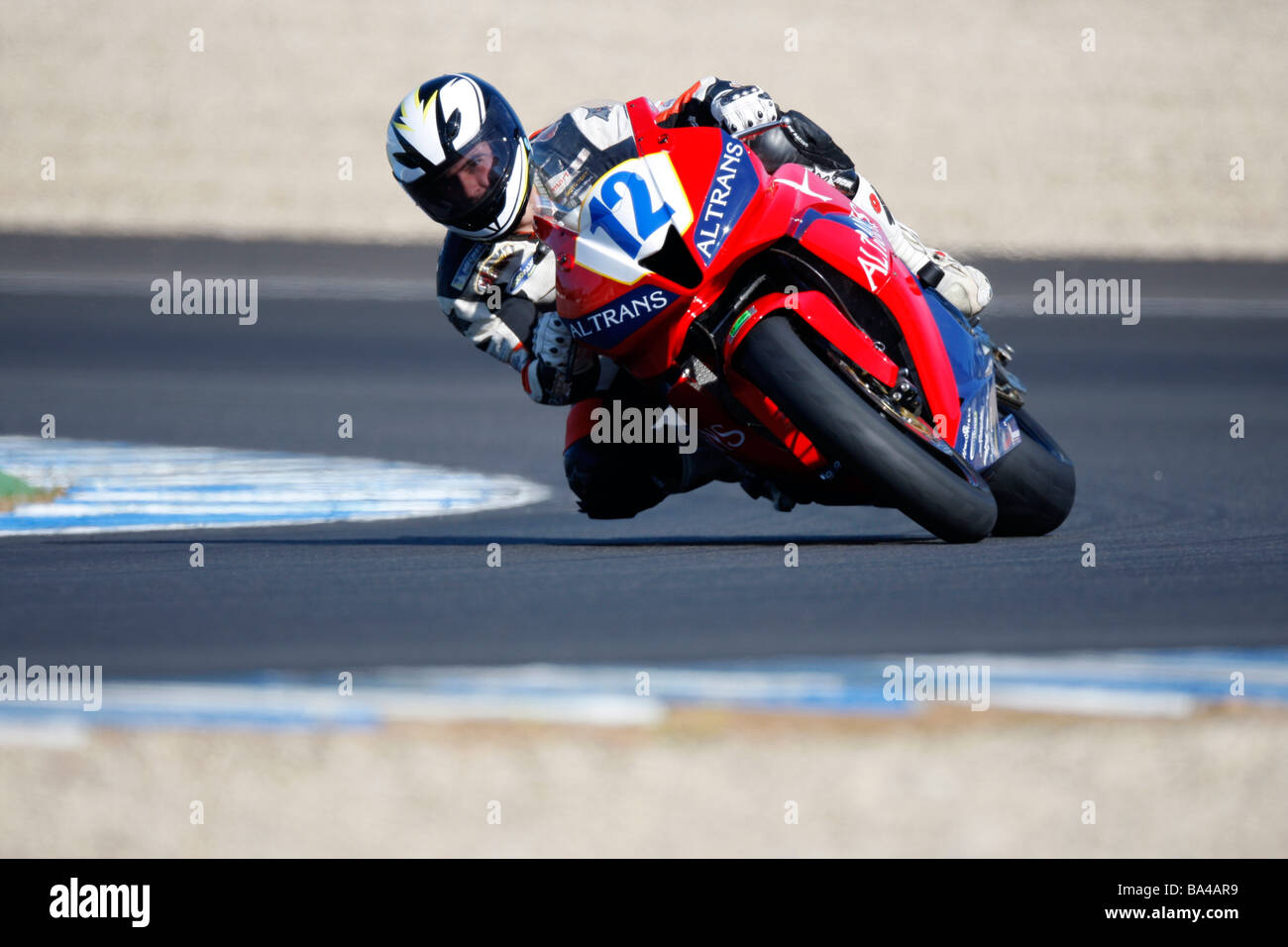 Motorcycle racing, Jerez de la Frontera, Spain Stock Photo - Alamy