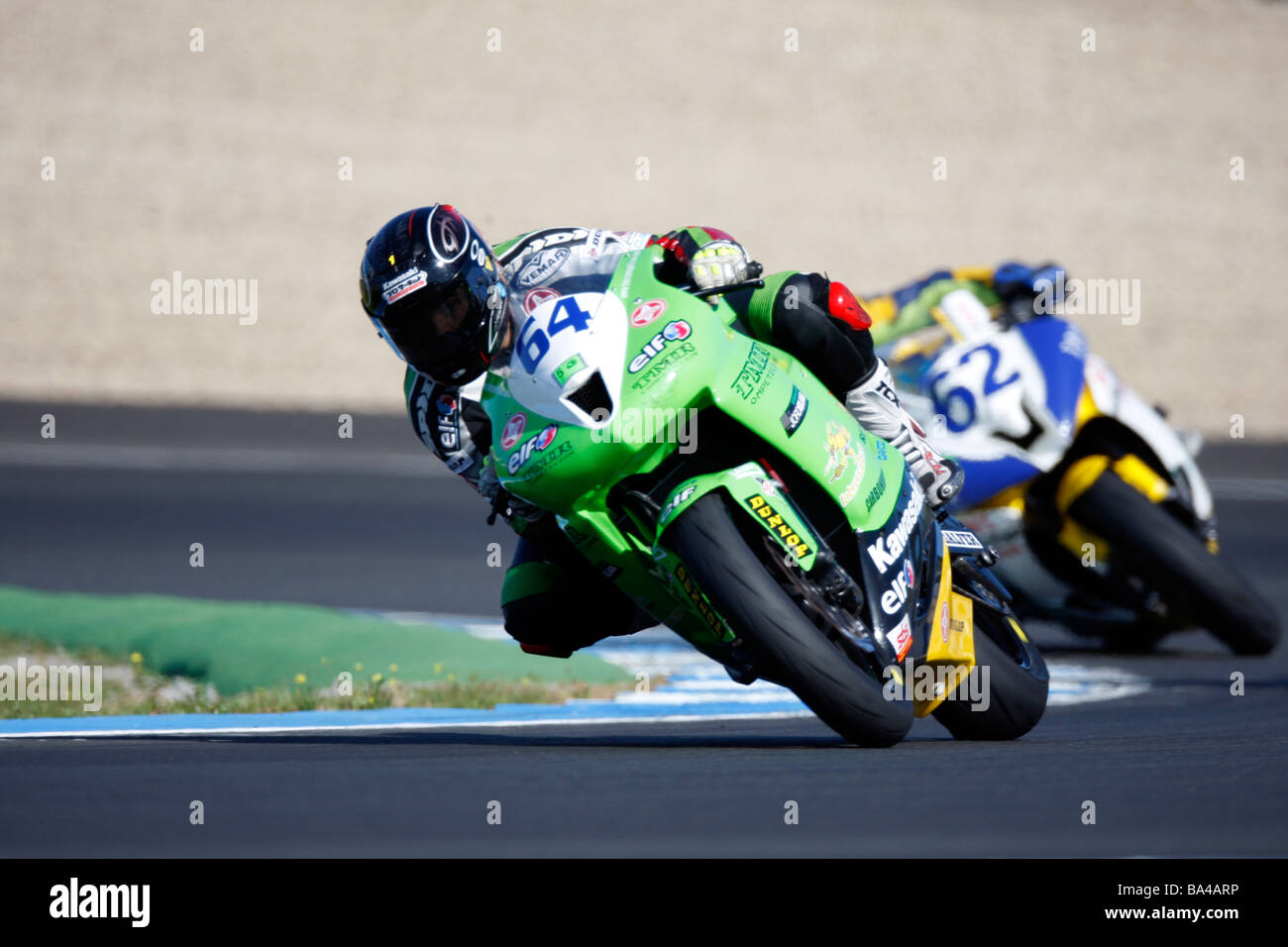 Motorcycle racing, Jerez de la Frontera, Spain Stock Photo - Alamy