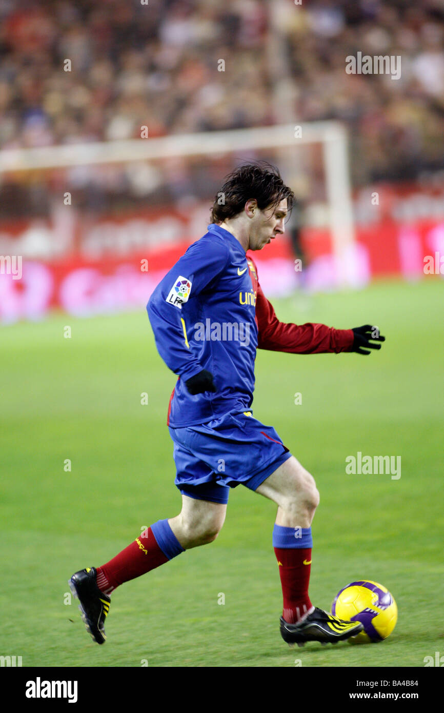 Leo Messi with the ball Stock Photo - Alamy