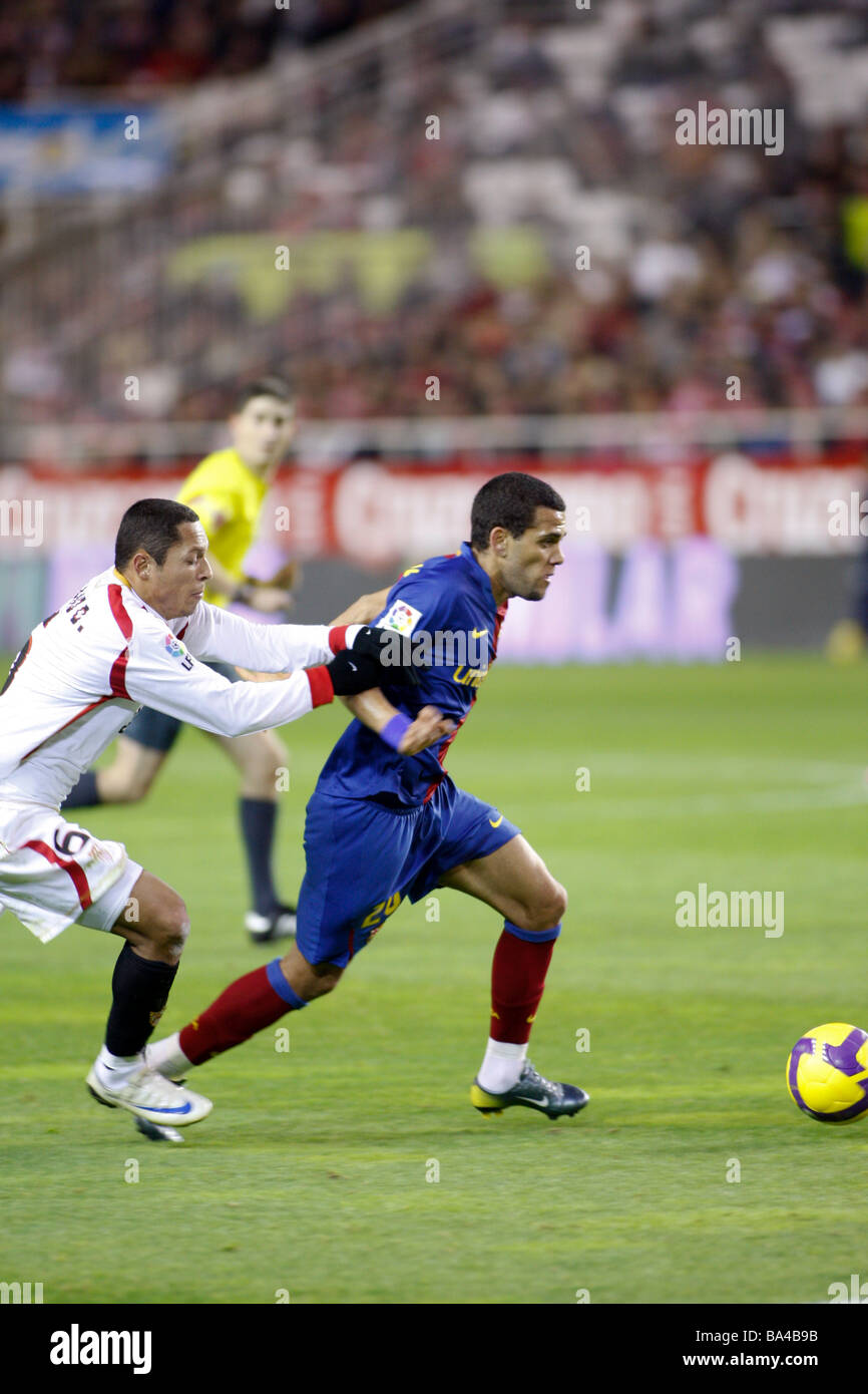 Adriano (left) and Daniel Alves (right Stock Photo - Alamy