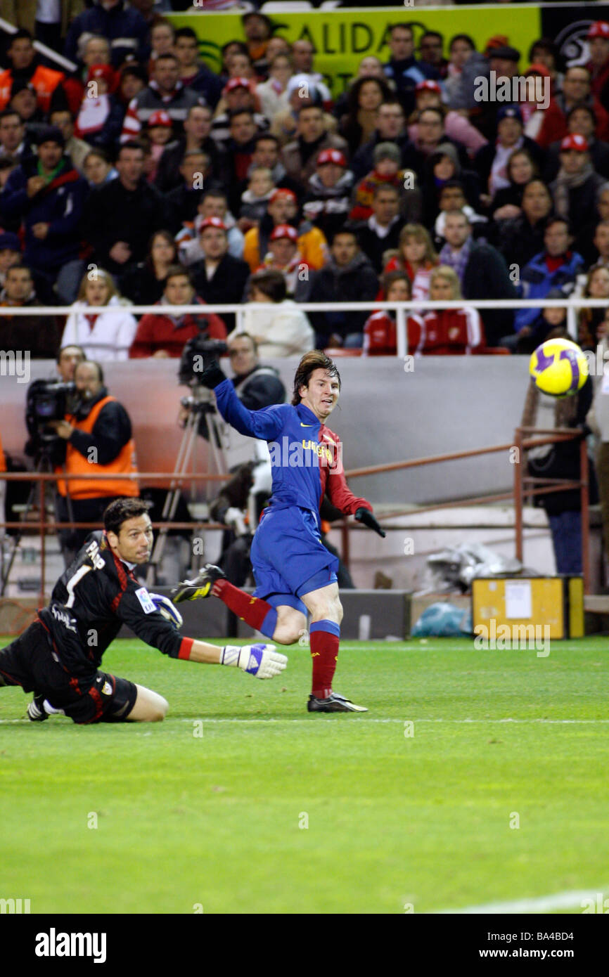 Messi scores a goal Stock Photo - Alamy