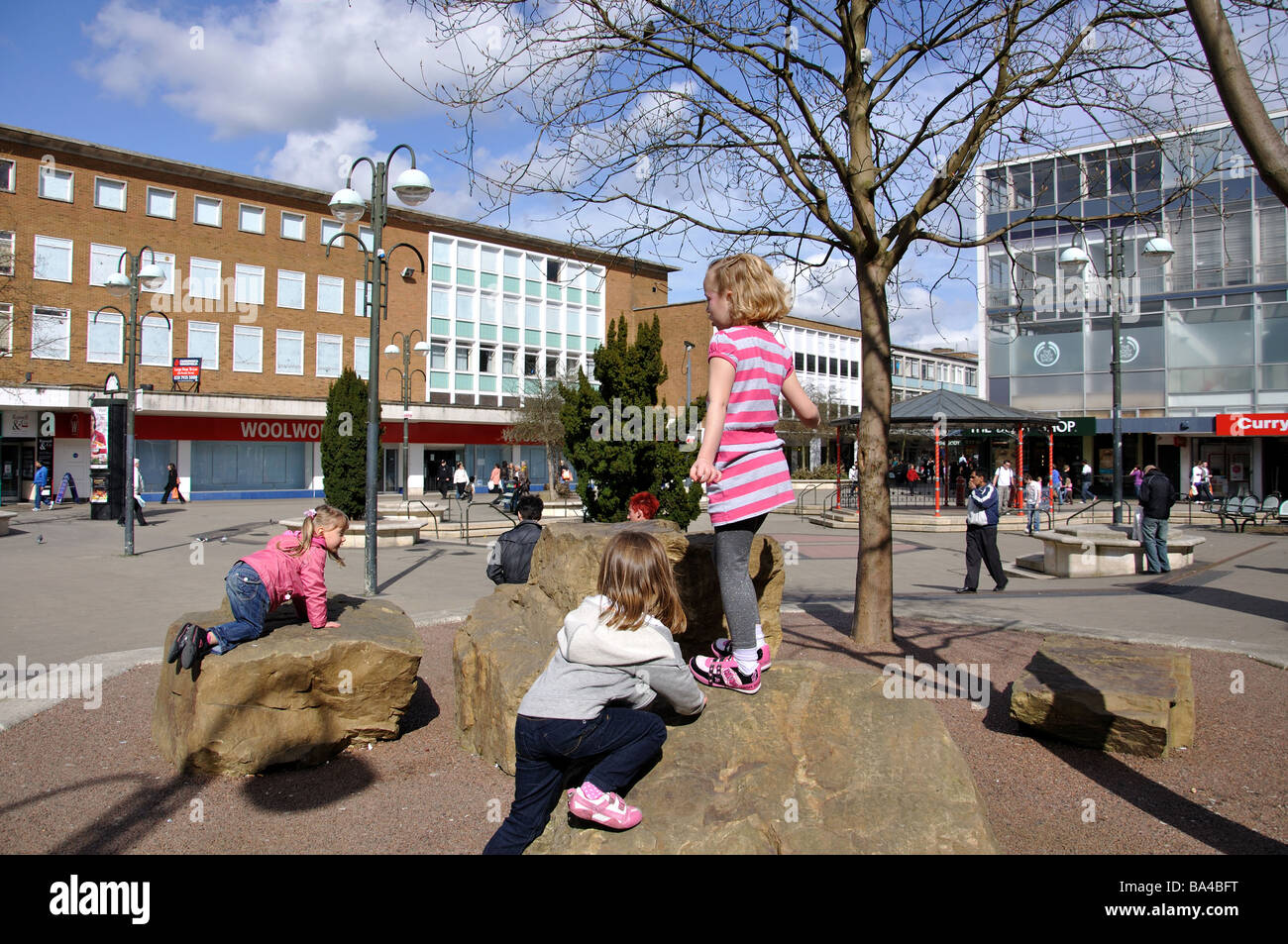 Queens Square, Crawley, West Sussex, England, United Kingdom Stock ...