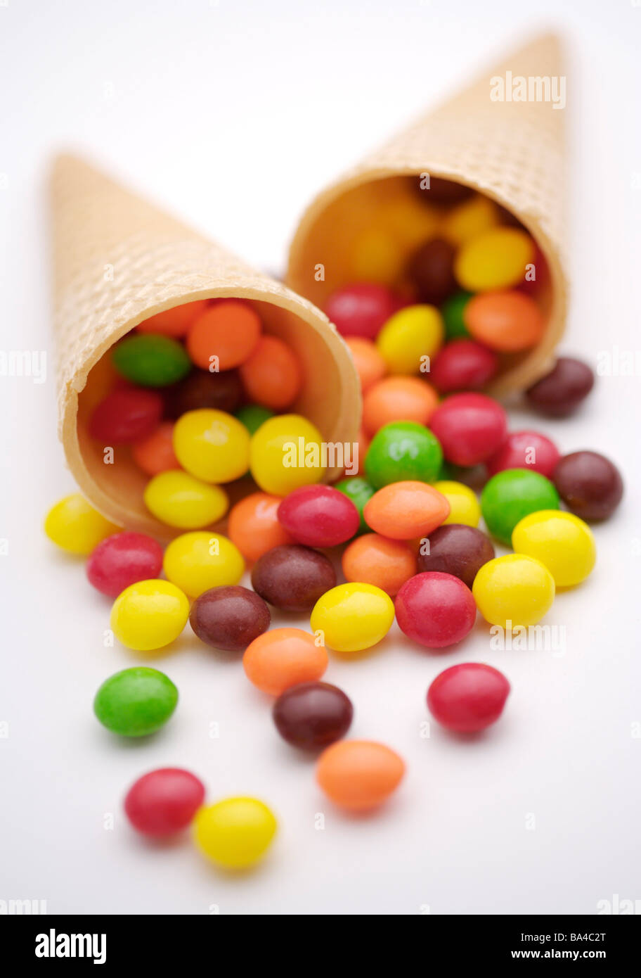 Coloured chocolate candy Stock Photo - Alamy