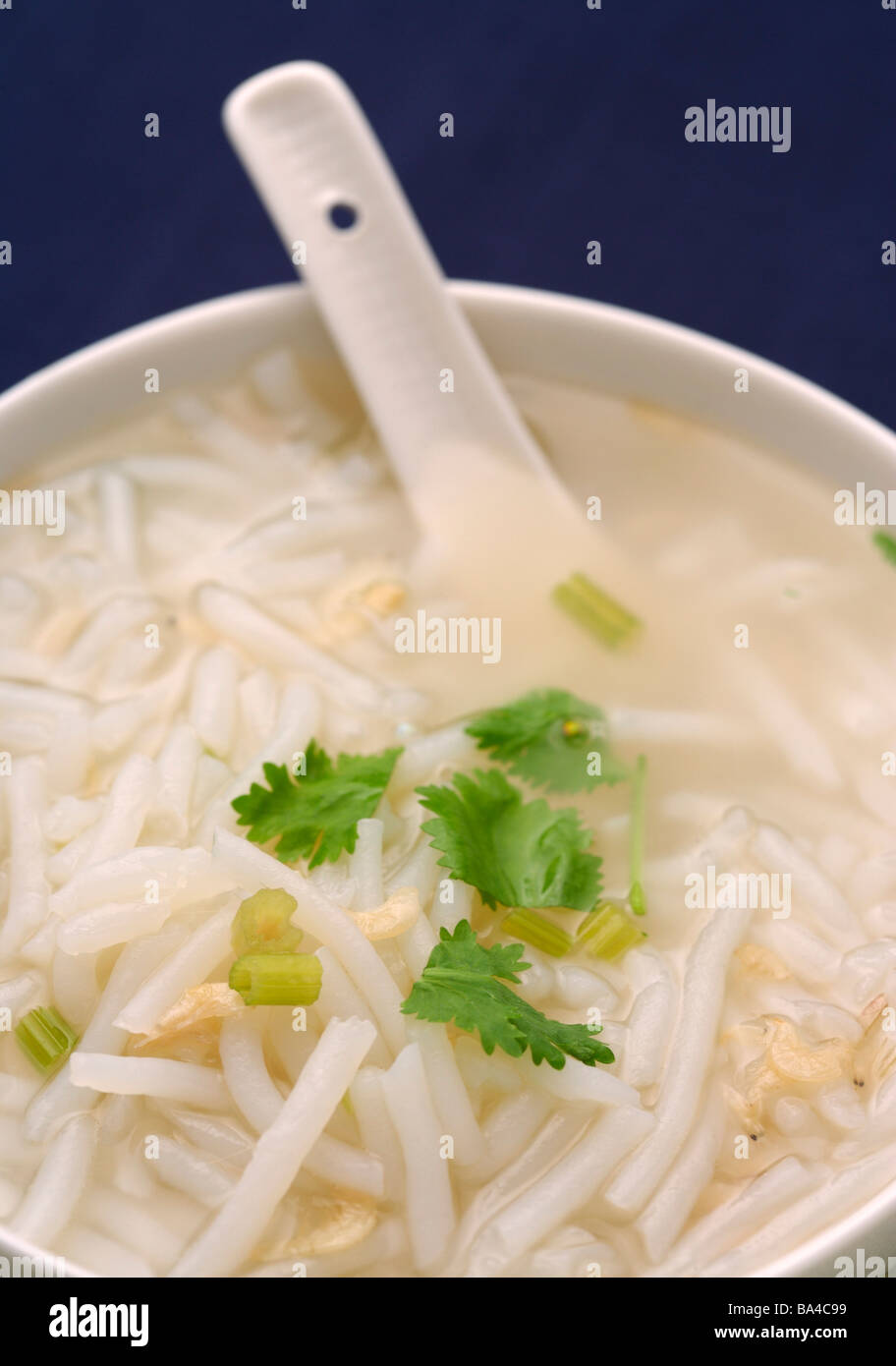 Rice noodle soup Stock Photo - Alamy