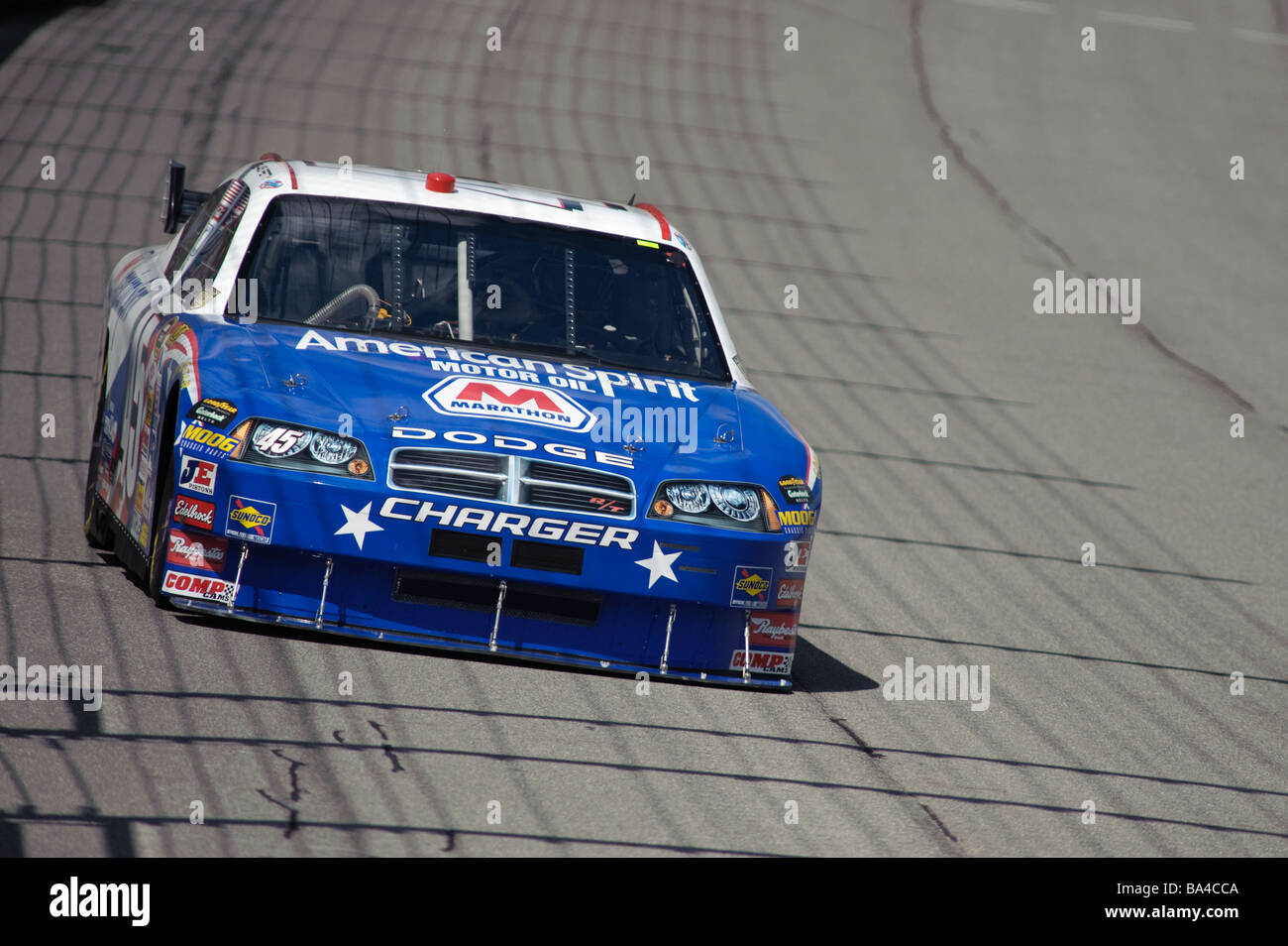 Terry Labonte drives his Dodge Charger at the 3M Performance 400 NASCAR ...