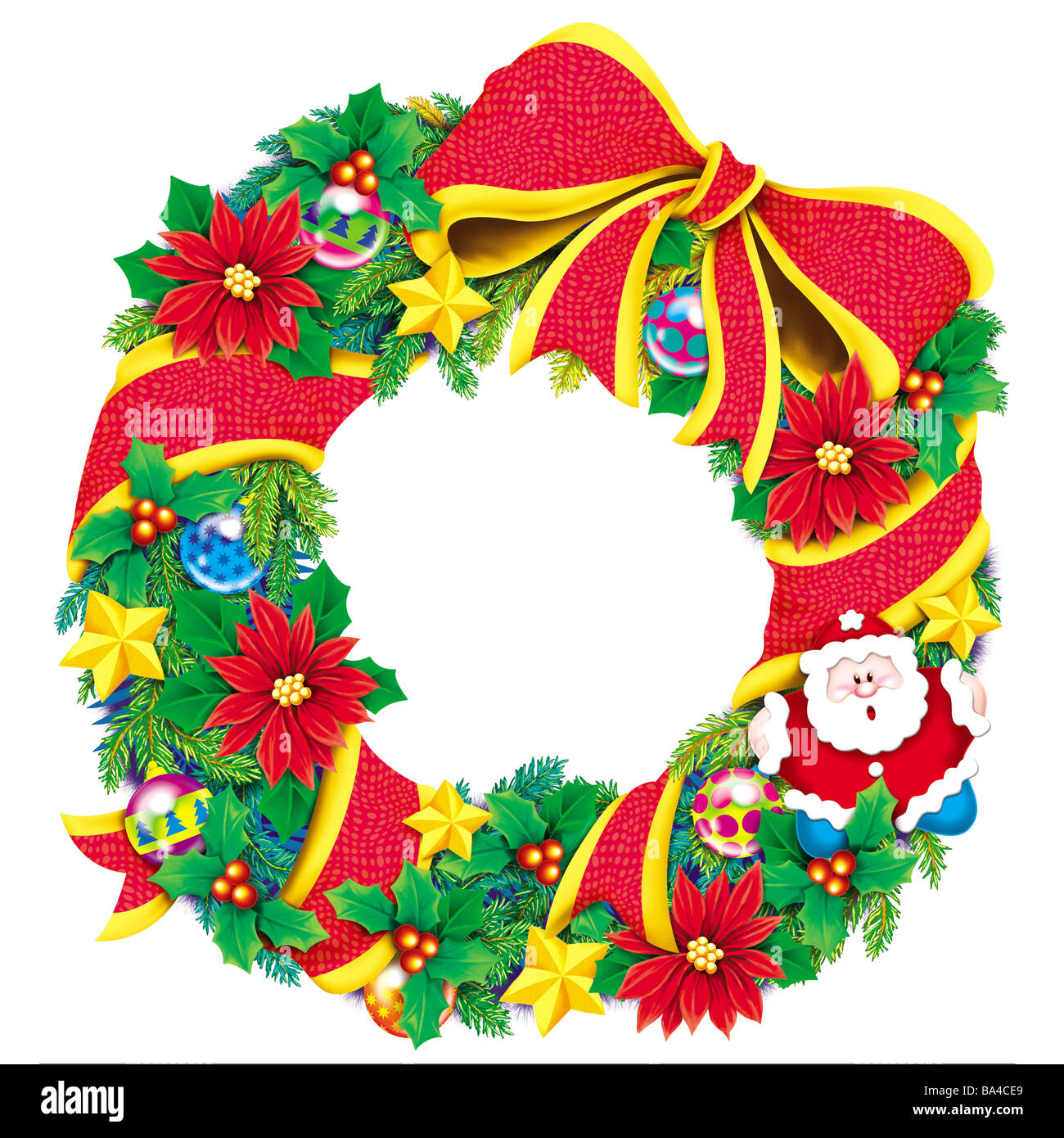Digital image christmas wreath hi-res stock photography and images - Alamy