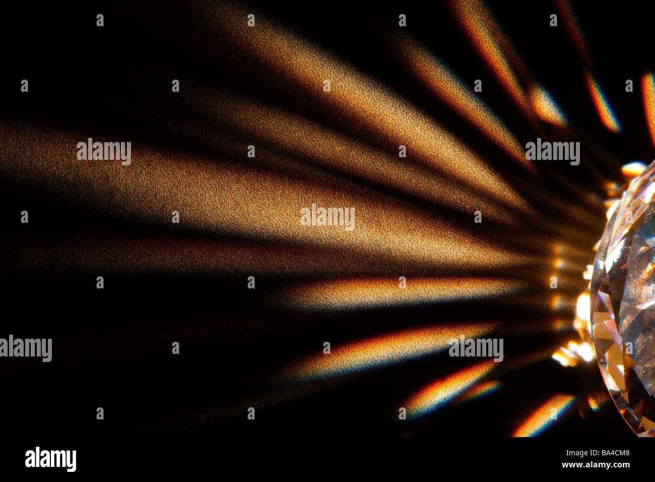 A huge diamond glistens with light Stock Photo - Alamy