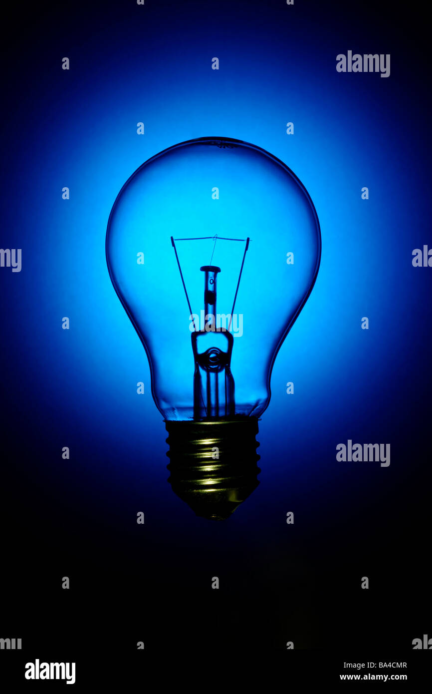 A lit light bulb Stock Photo - Alamy