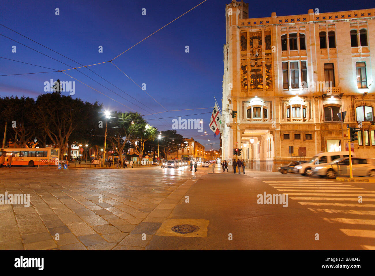 Cagliari by night hi-res stock photography and images - Alamy