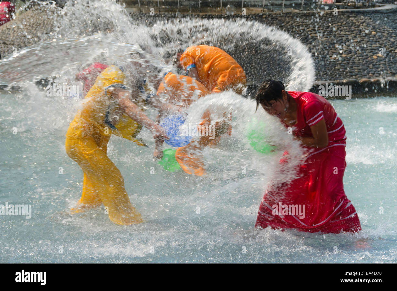 the biggest water fight party in the world as the Dai minority ...