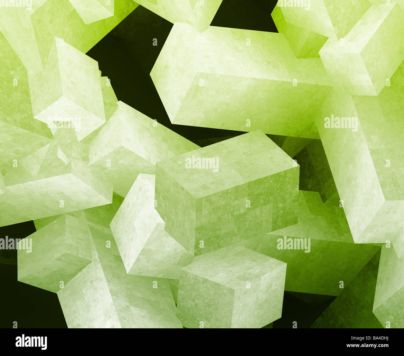Crystal 3d cubes abstract background design illustration Stock Photo ...