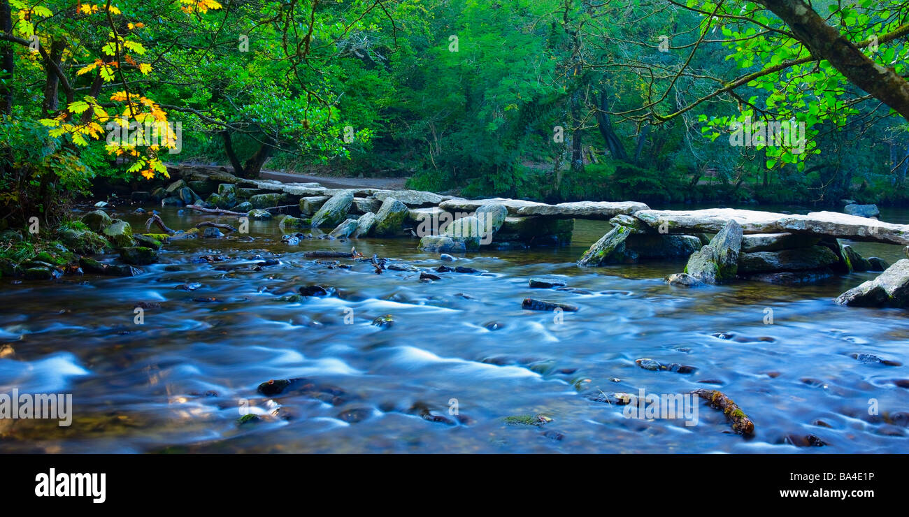 Tarr steps clapper bridge river hi-res stock photography and images - Alamy
