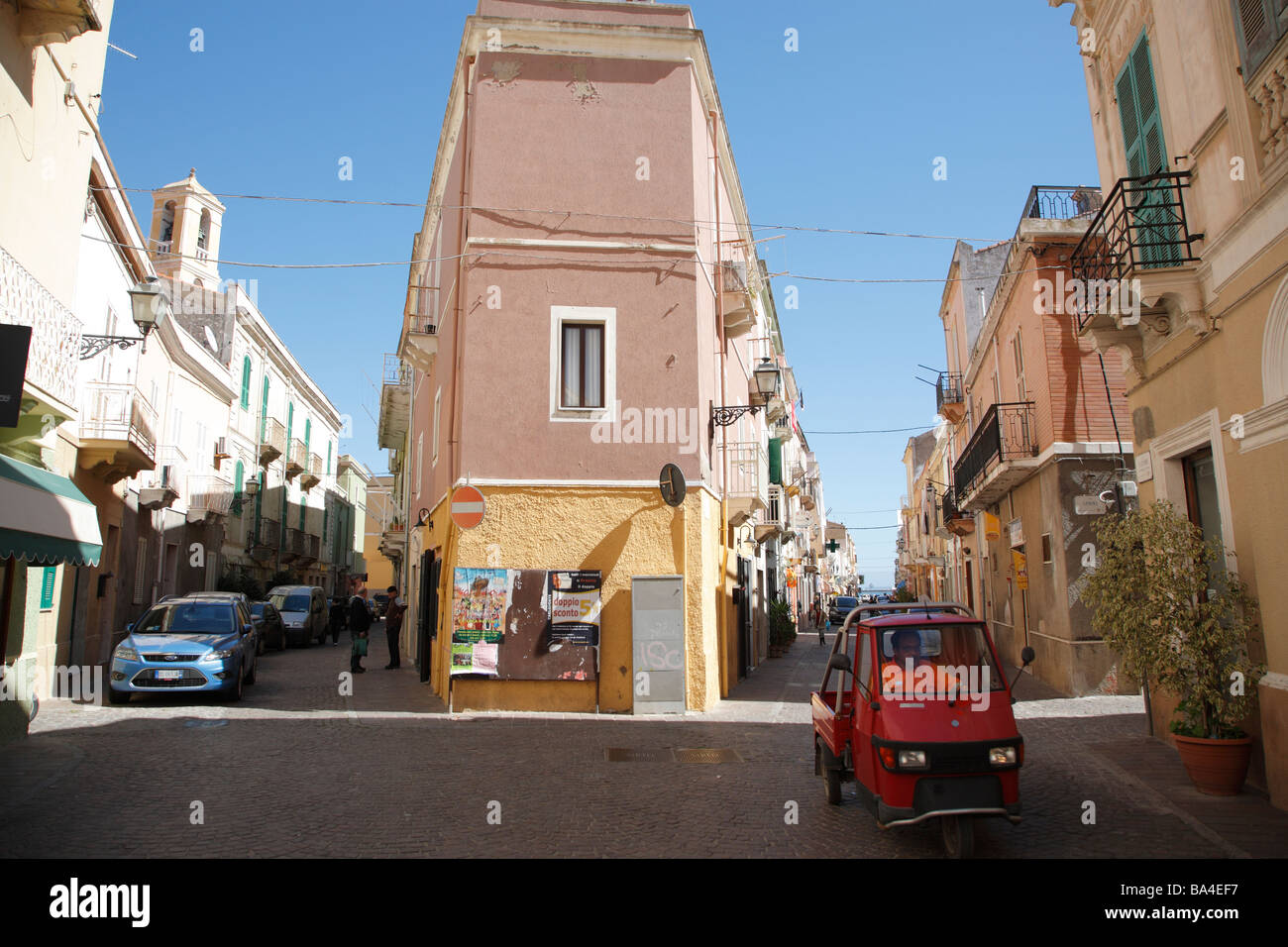 Island of St. Peter, Isola di San Pietro, Sardinia, Italy Stock Photo ...