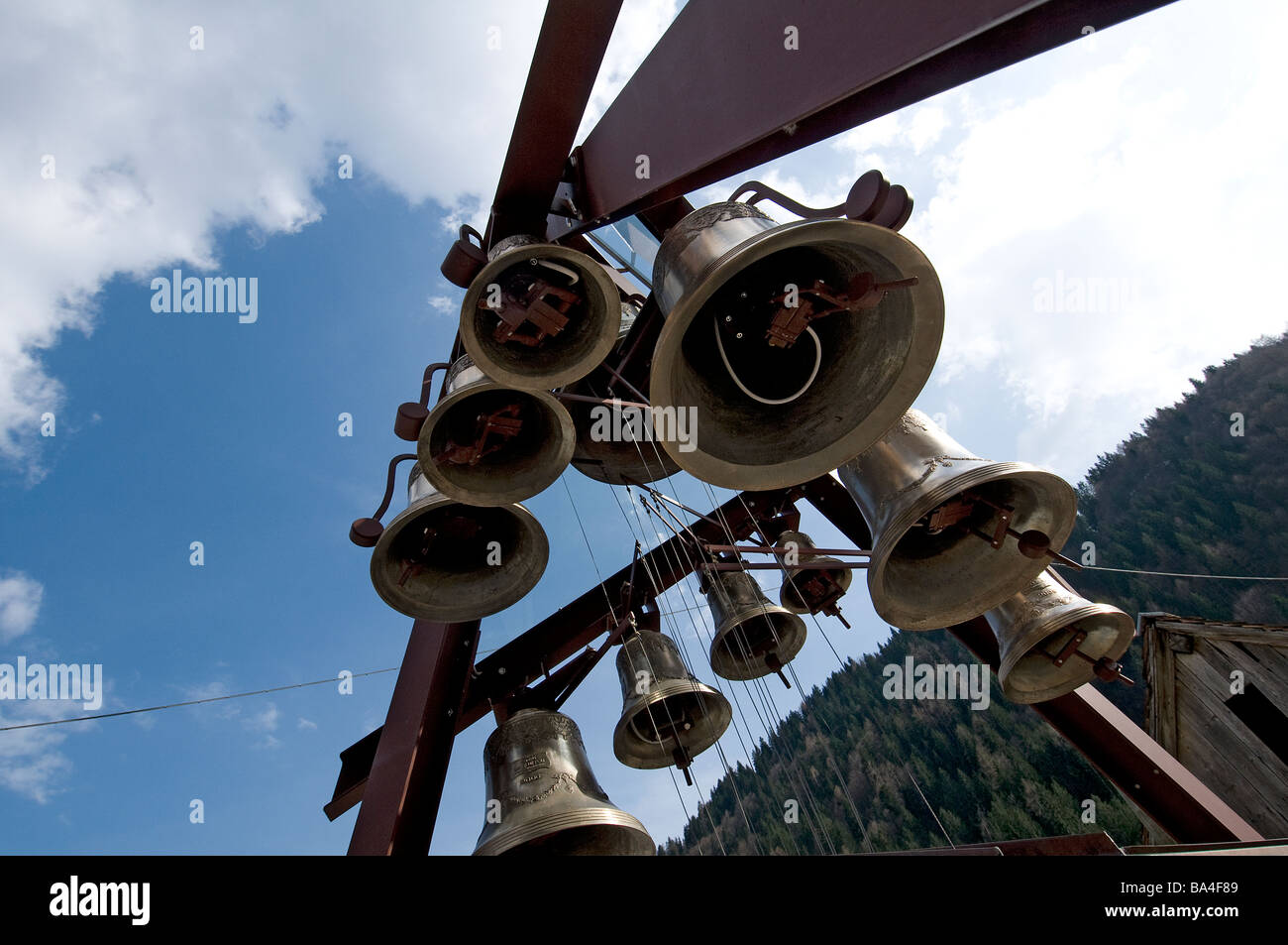 ancient bell mechanism Stock Photo - Alamy