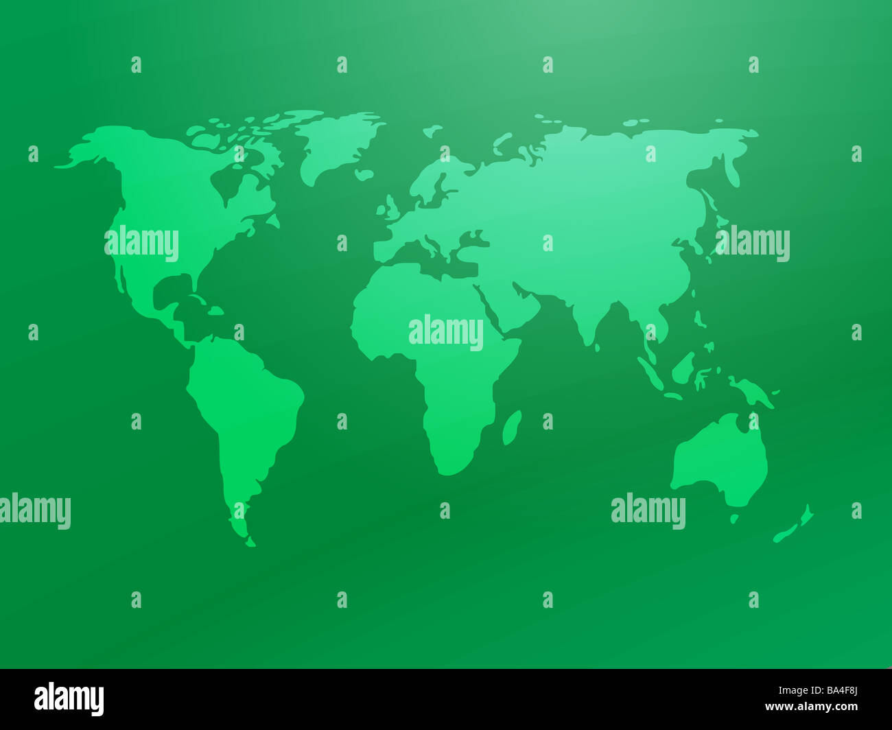 Map of the world illustration with abstract curved lines Stock Photo ...