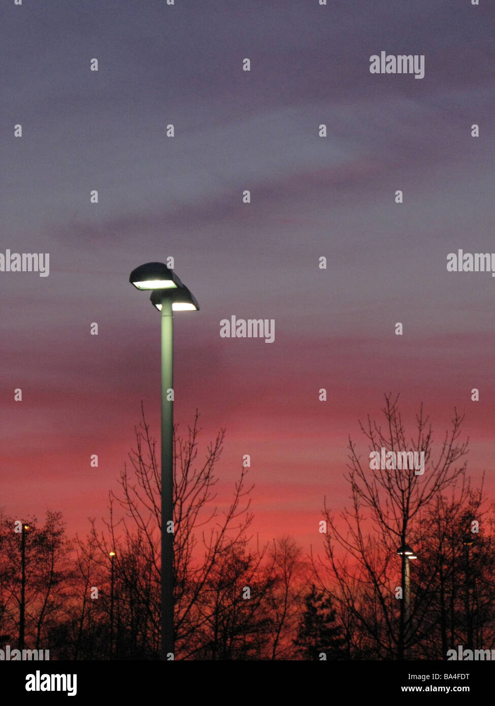 Car park lights hi-res stock photography and images - Alamy