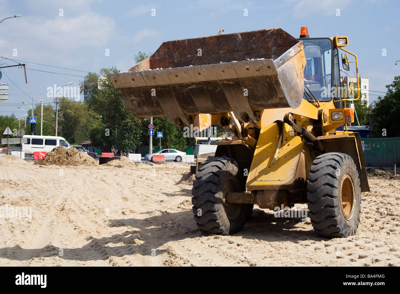 The road loader Stock Photo - Alamy
