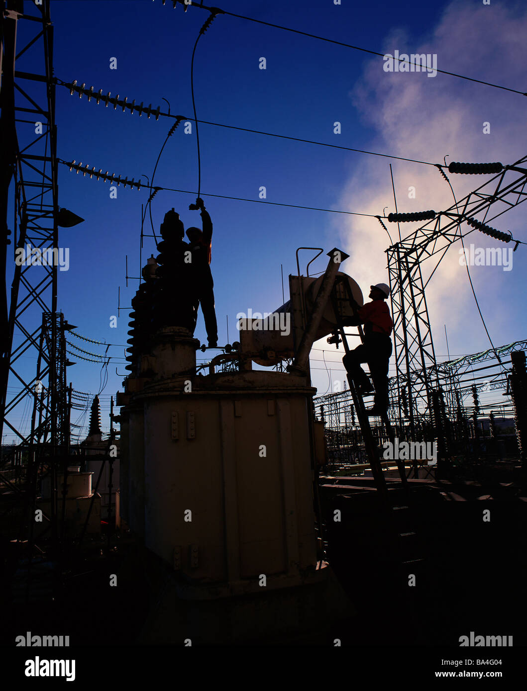Power station maintenance Stock Photo - Alamy