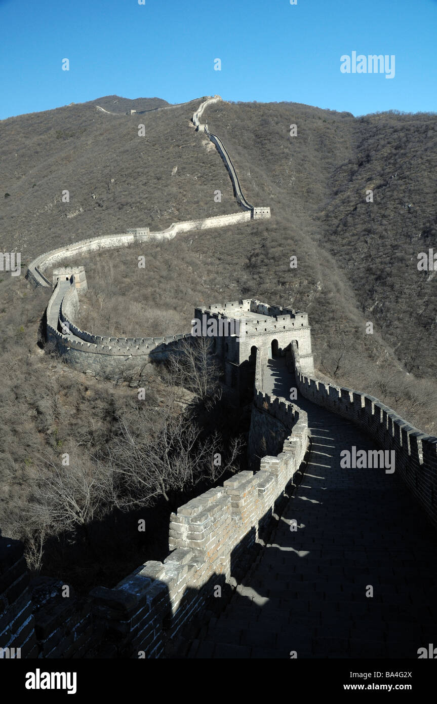Mutianyu section of the Great Wall of China Stock Photo - Alamy