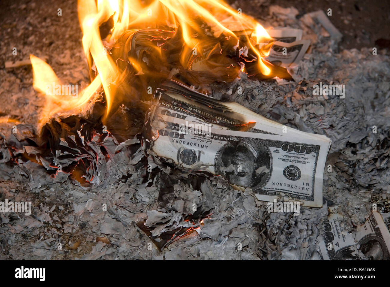 Vietnamese people burn photocopied U S dollars for good luck and ...