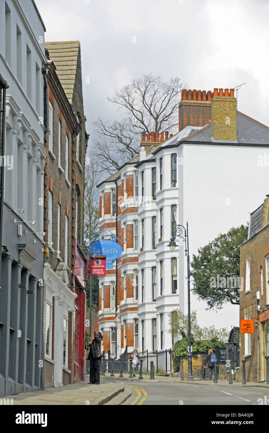 Heath Street Hampstead London England UK Stock Photo - Alamy