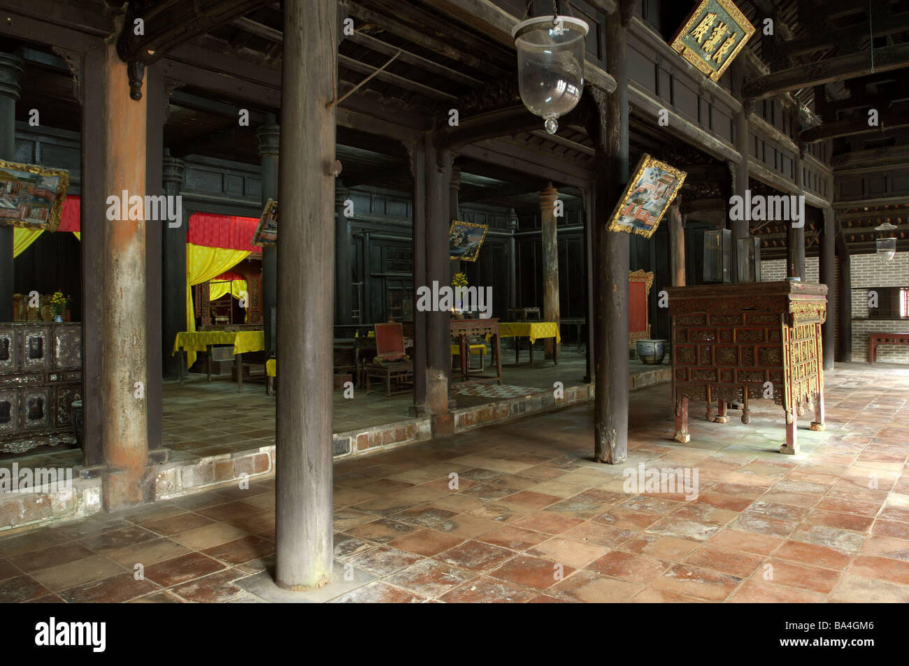 Vietnam Hue grave of doing Duc vestibule detail Asia southeast-Asia ...