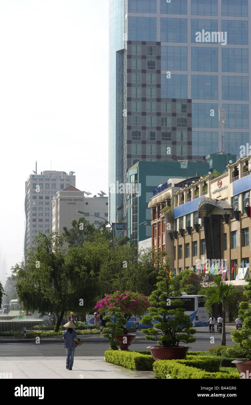 Vietnam Ho-Chi-Minh-Stadt business-buildings Asia southeast-Asia city ...