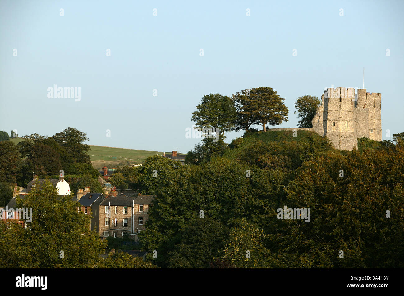 View of Lewes Castle, Lewes, East Sussex. UK Stock Photo - Alamy