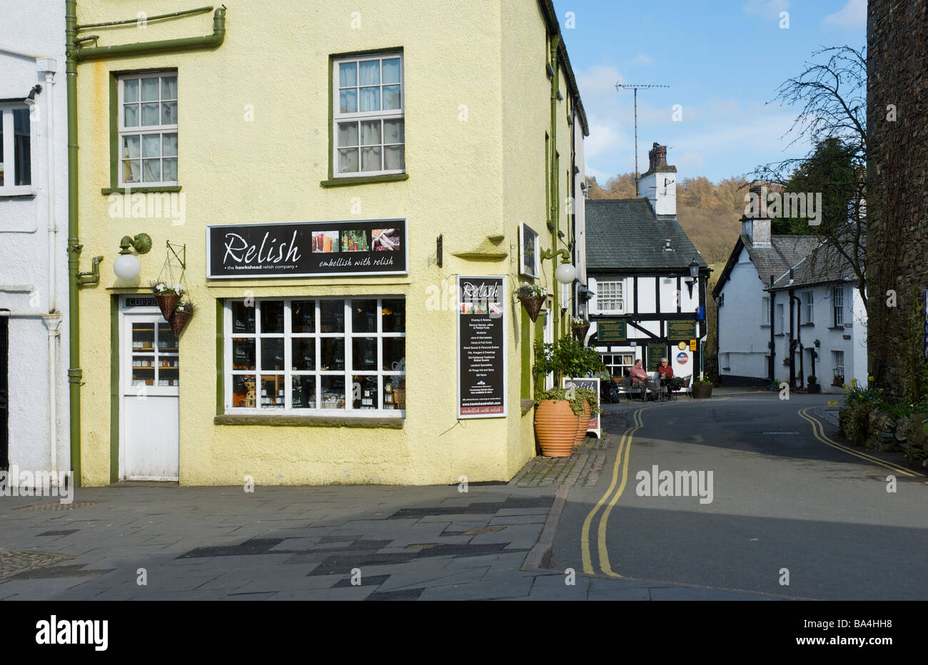 Hawkshead Relish shop in Hawkshead, Lake District National Park ...
