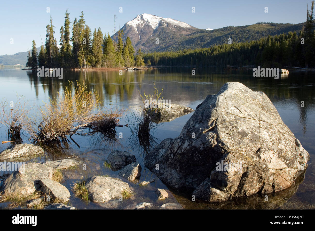 Lake Wenatchee - Lake Wenatchee State Park, Washington Stock Photo - Alamy