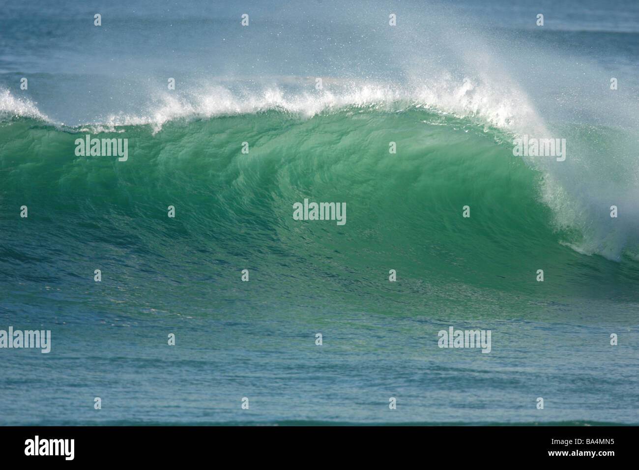 A Breaking Wave Stock Photo - Alamy