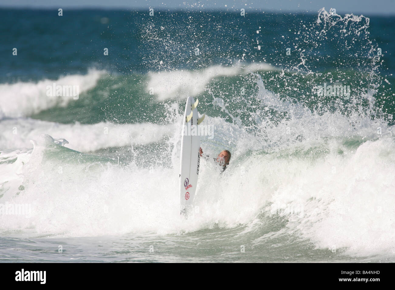 Surfer wipeout wipe out hi-res stock photography and images - Alamy