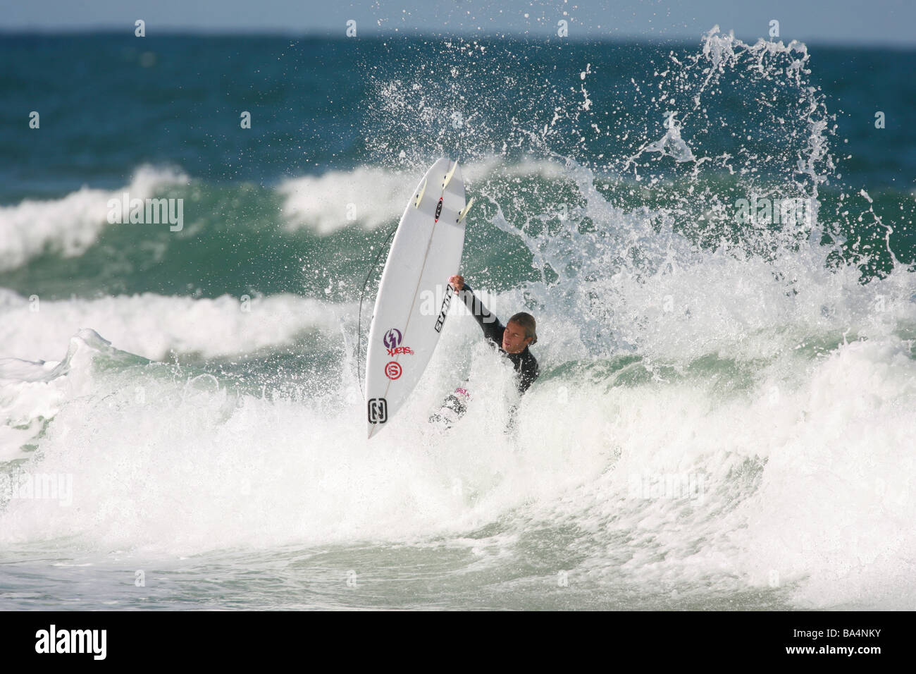 Surfer wipeout wipe out hi-res stock photography and images - Alamy