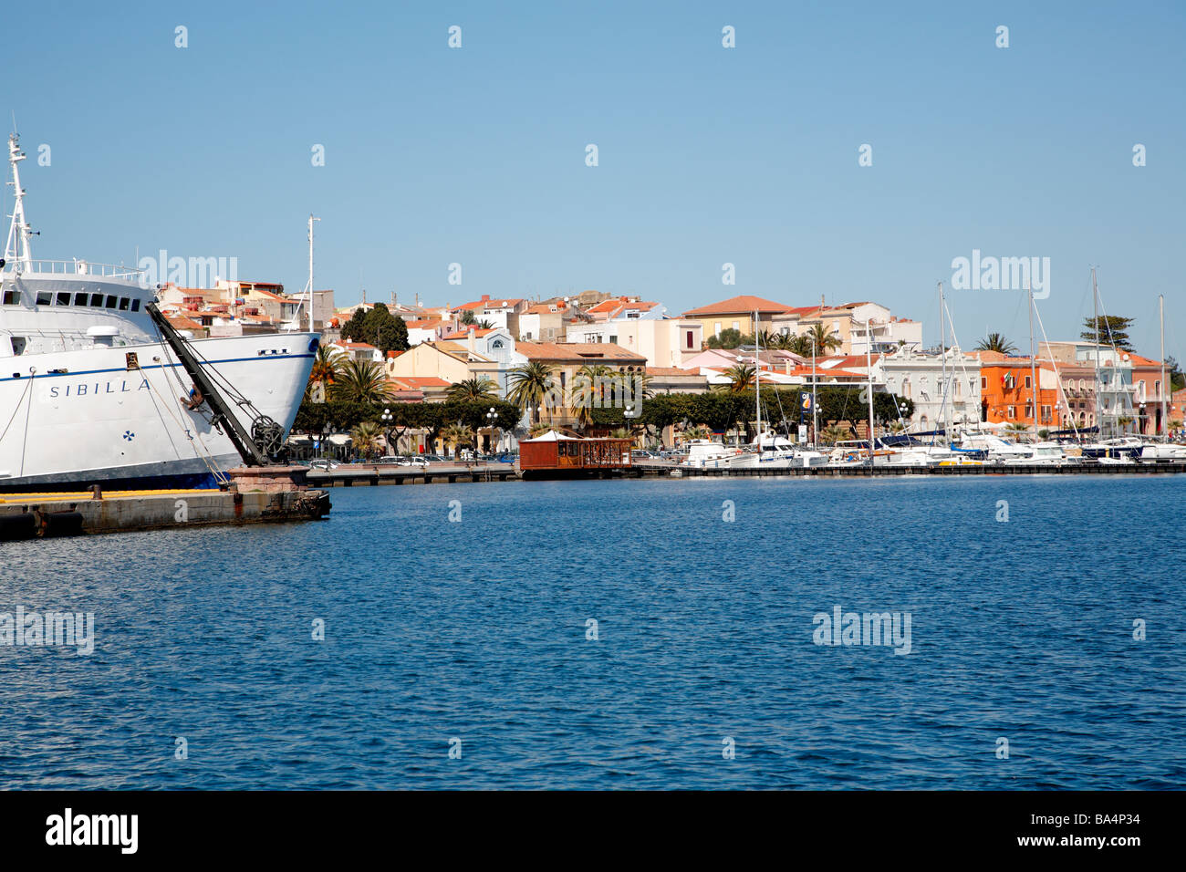 Island of St. Peter, Isola di San Pietro, Sardinia, Italy Stock Photo ...