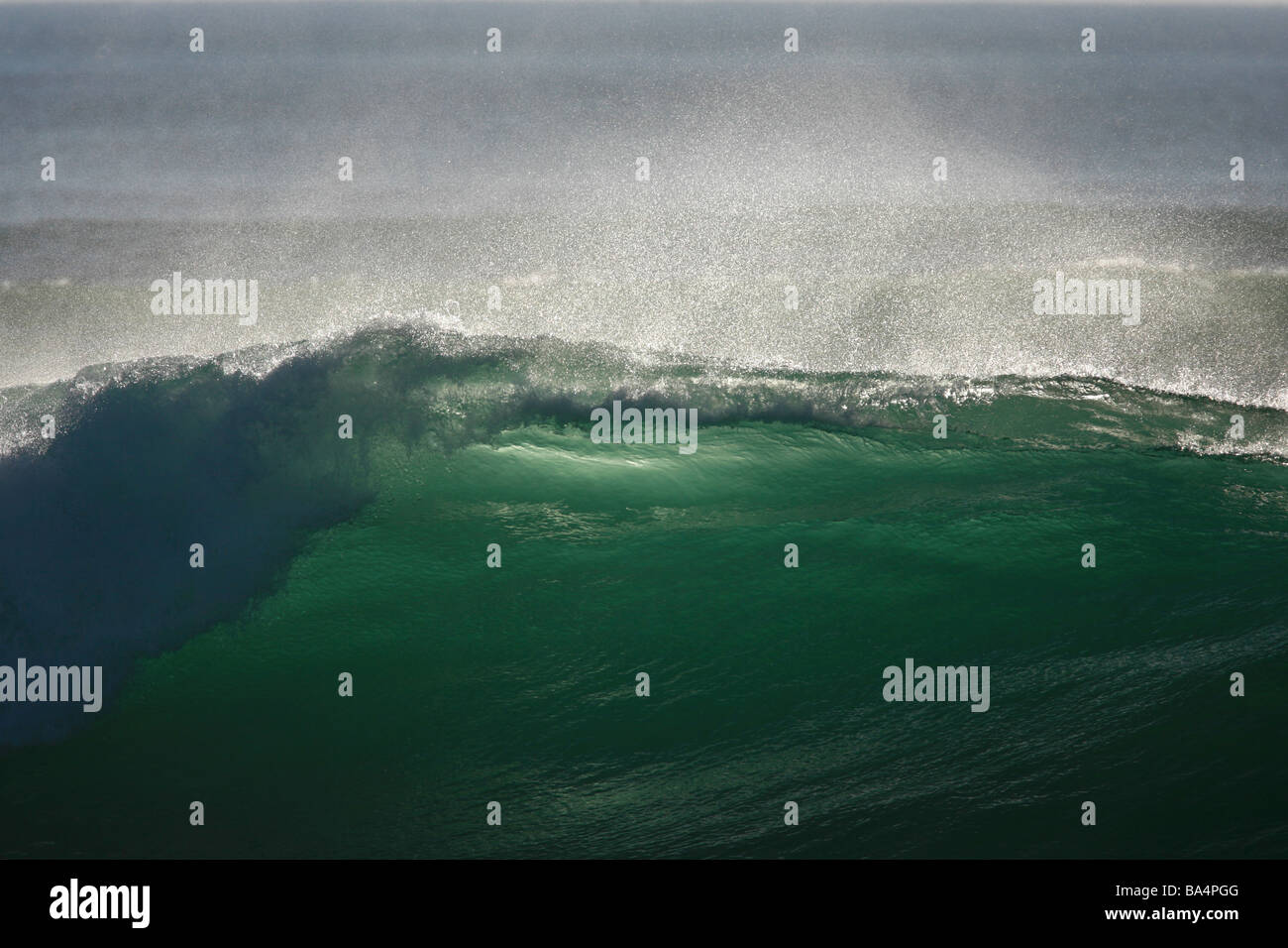 A Breaking Wave Stock Photo - Alamy