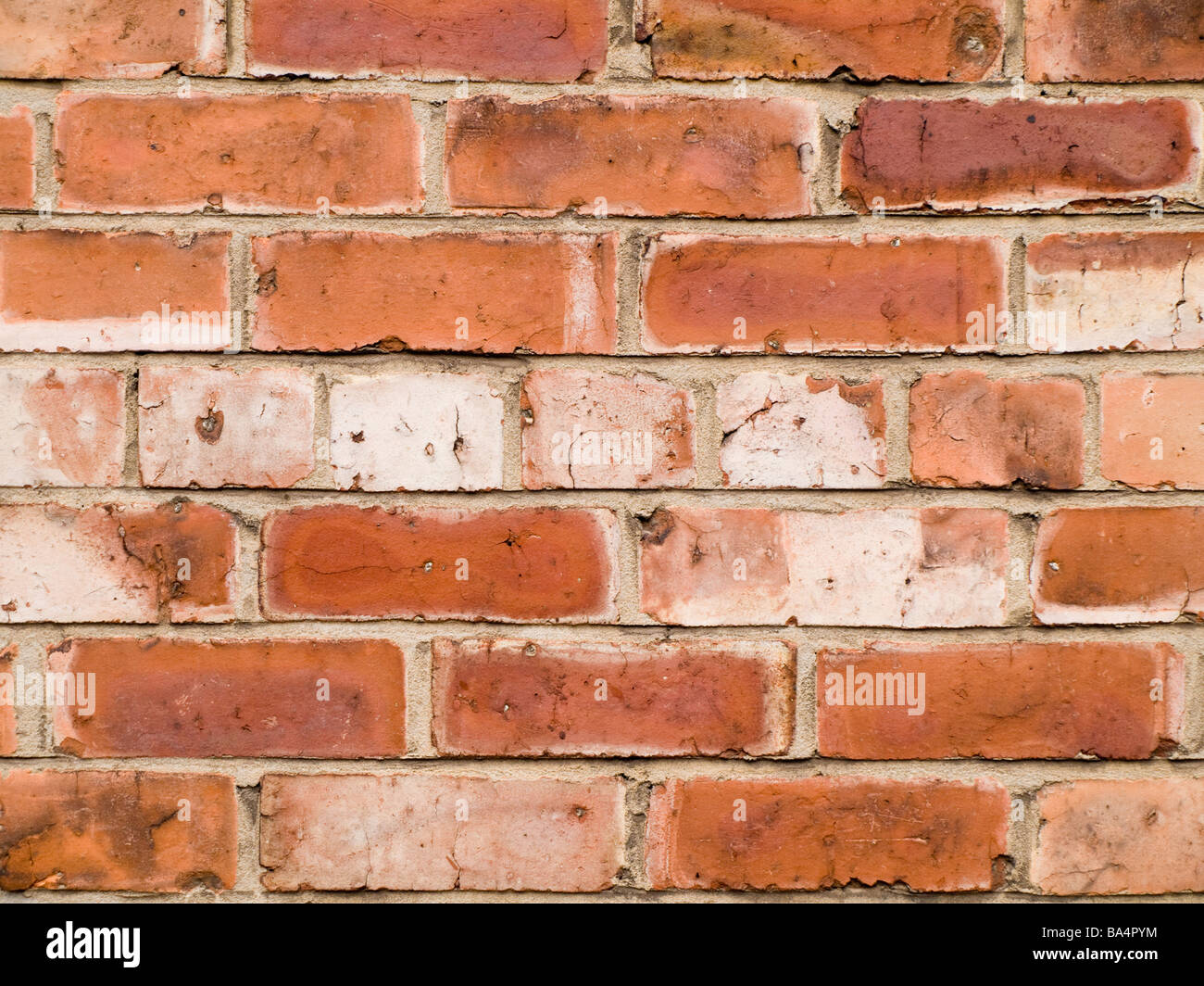 Plain Clean Red Brick Texture Background Pattern Stock Photo - Alamy