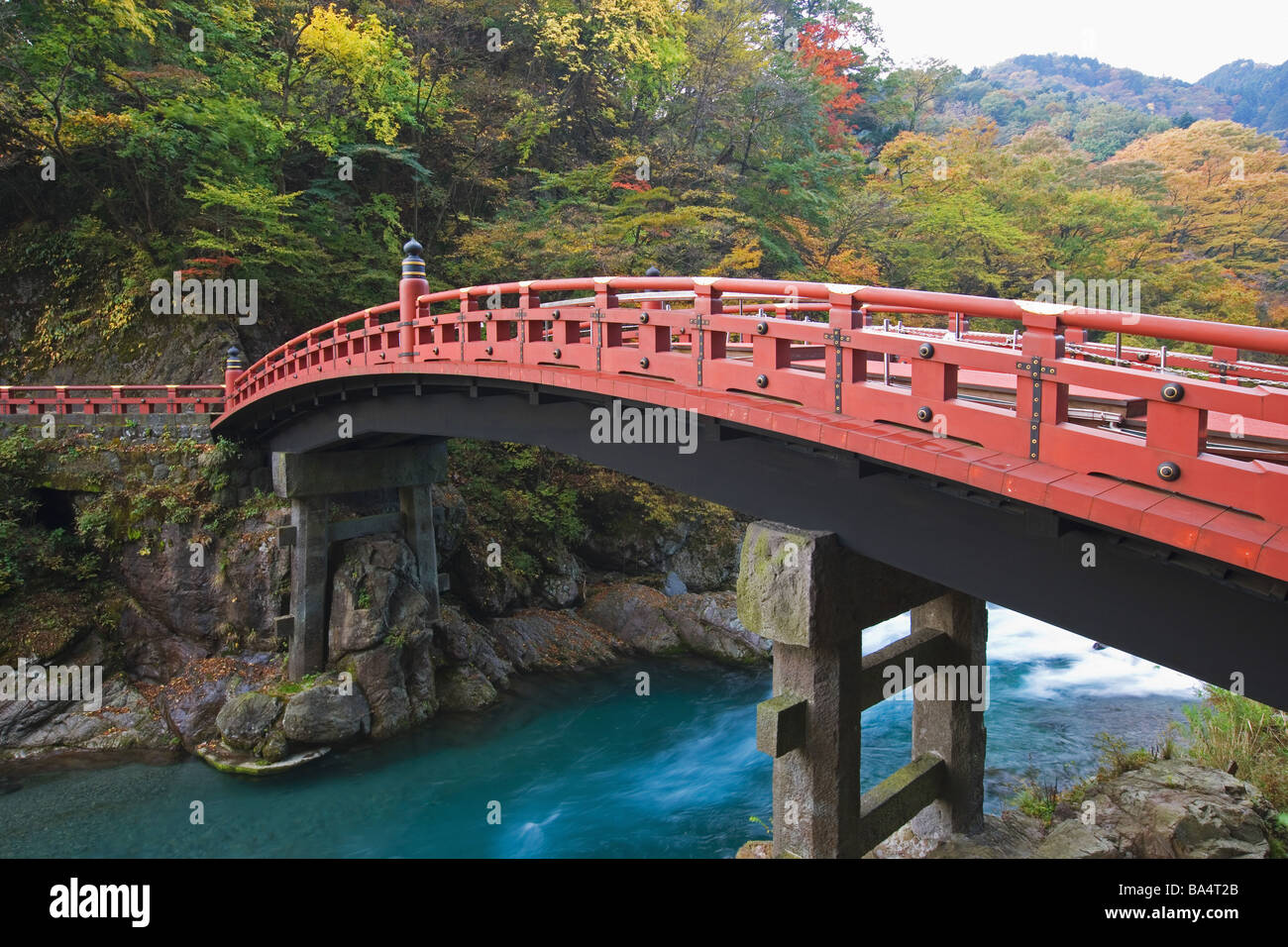 Shinkyo Bridge at Nikko,Tochigi Prefecture,Japan Stock Photo - Alamy