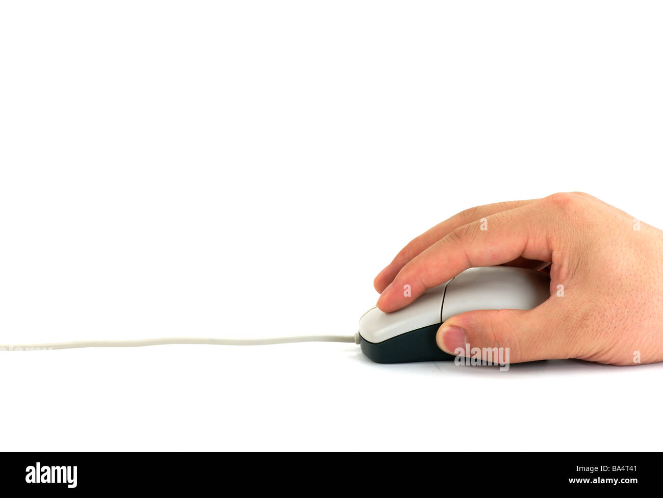 hand hold a computer mouse Stock Photo - Alamy