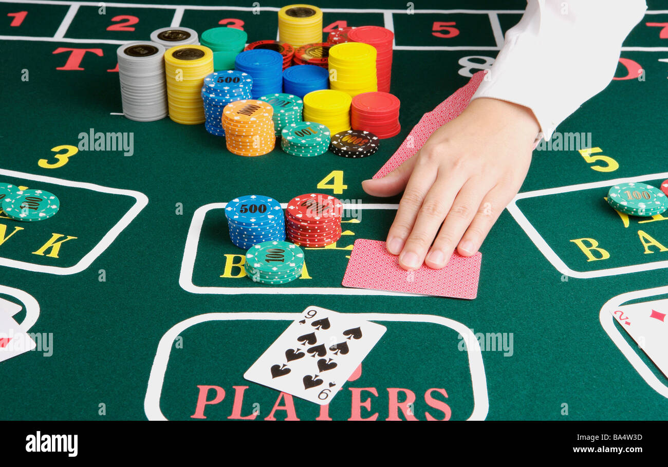 Female croupier hi-res stock photography and images - Alamy